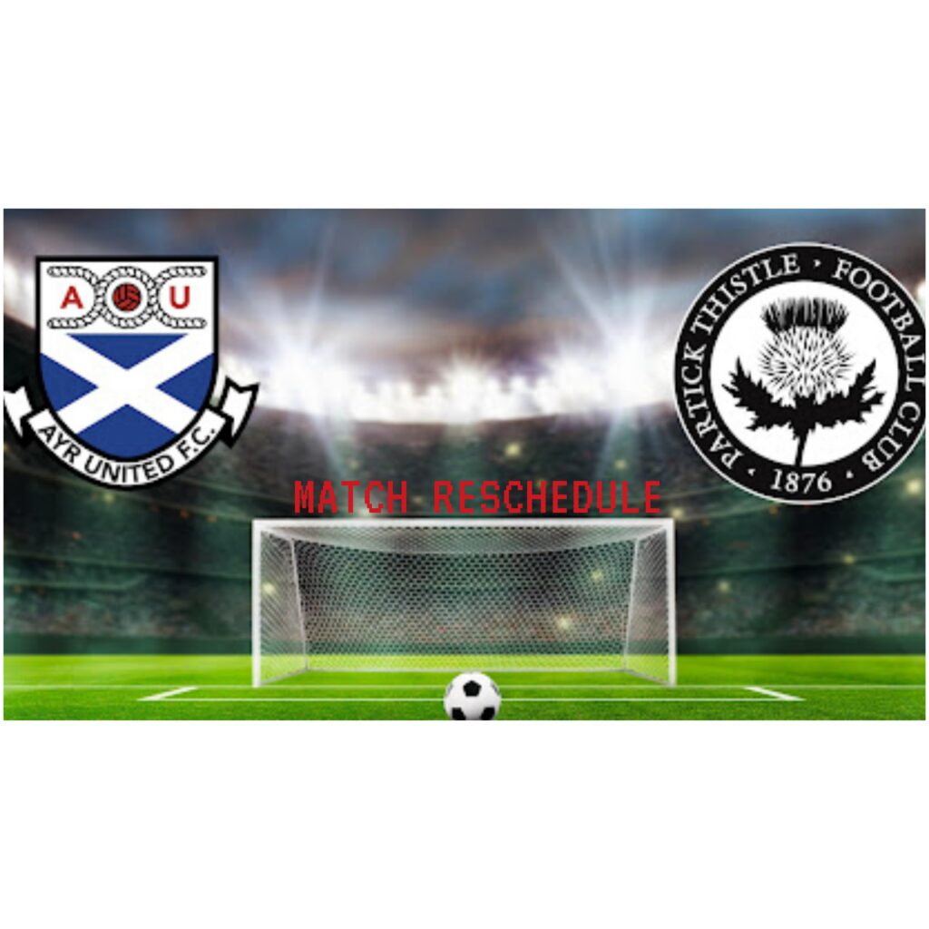 SKY CONFIRM: The Match between “Ayr United VS Patrick Thistle” has been ...